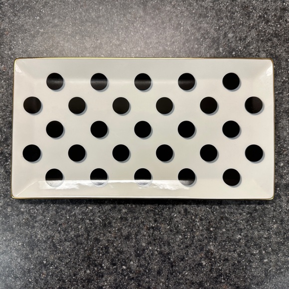 kate spade | Dining | Kate Spade Daisy Place Spots Large Tray | Poshmark